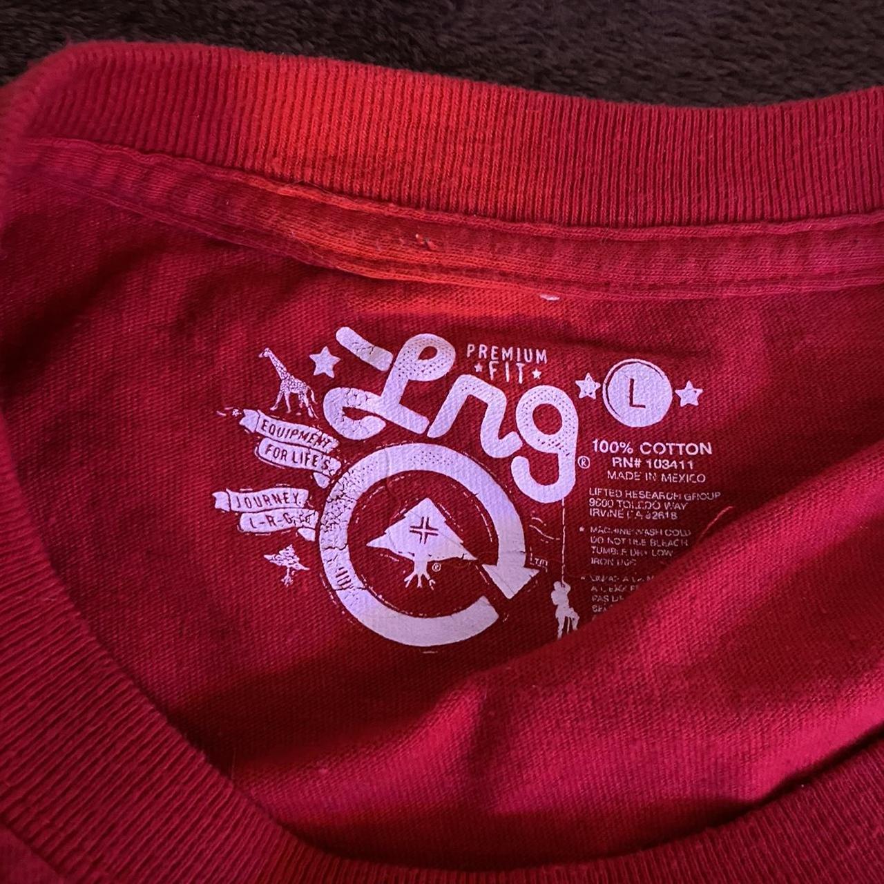 LRG skate shirt jnco type design size L - Depop