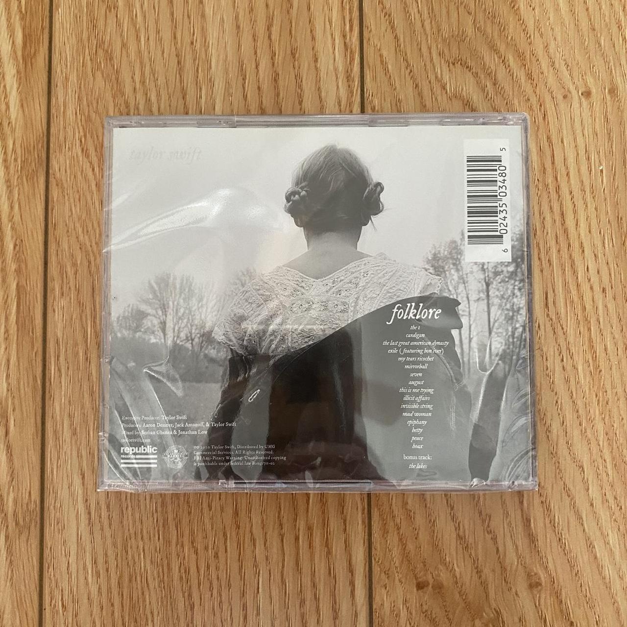 taylor swift folklore cd - in the trees variant... - Depop