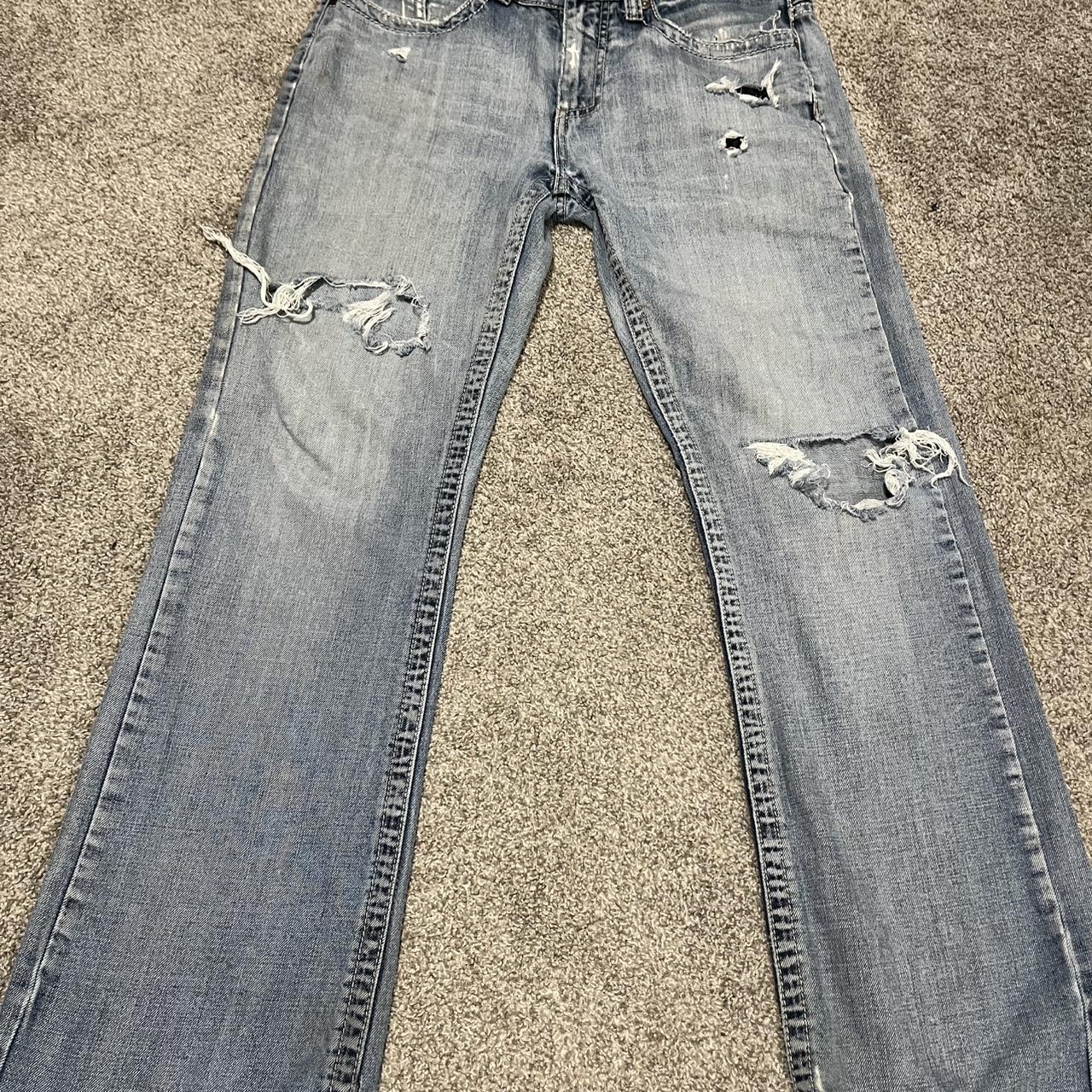 Helix jeans flared out at the end size 31 | Depop
