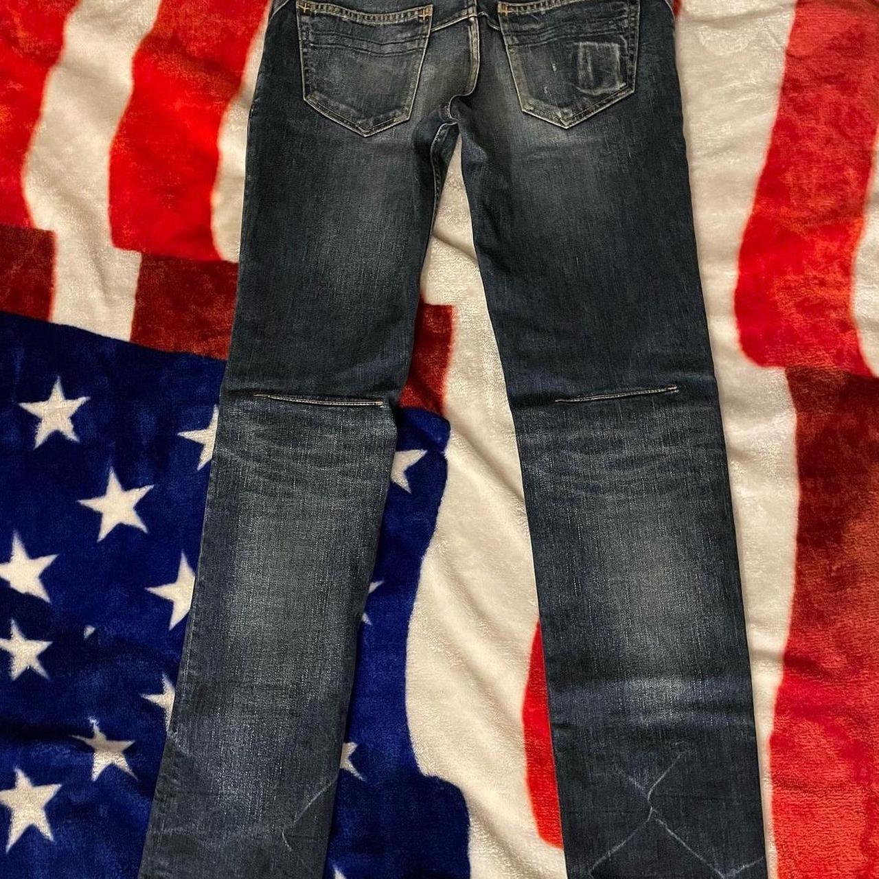 number nine patchwork denim condition is shown price... - Depop