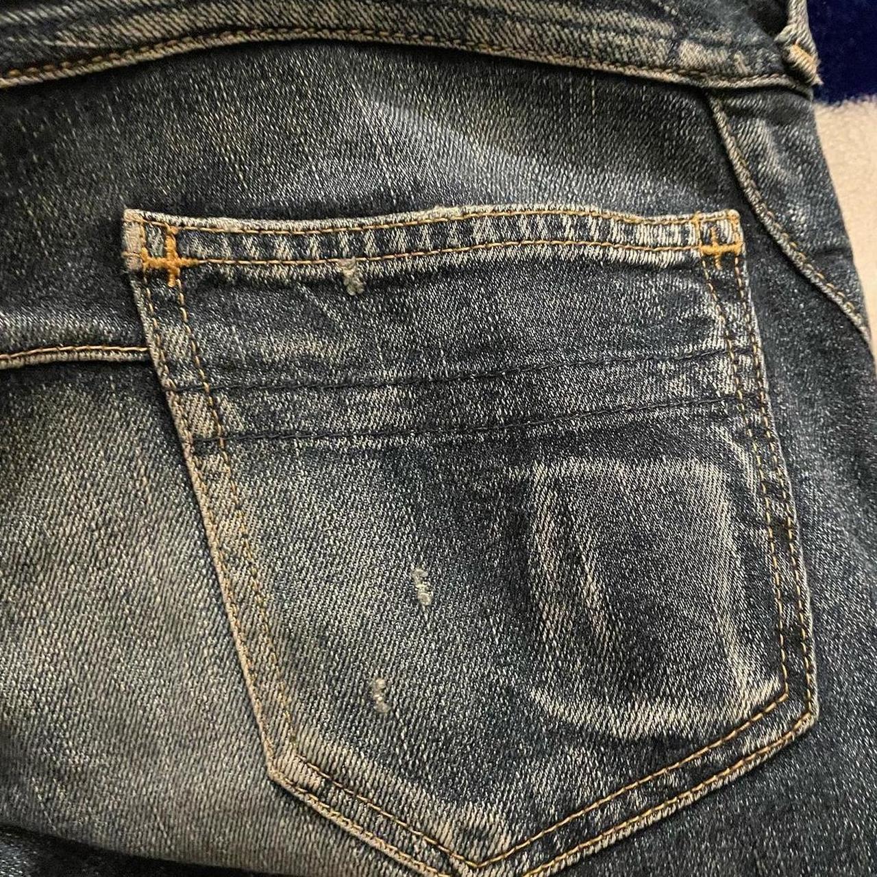 number nine patchwork denim condition is shown price... - Depop