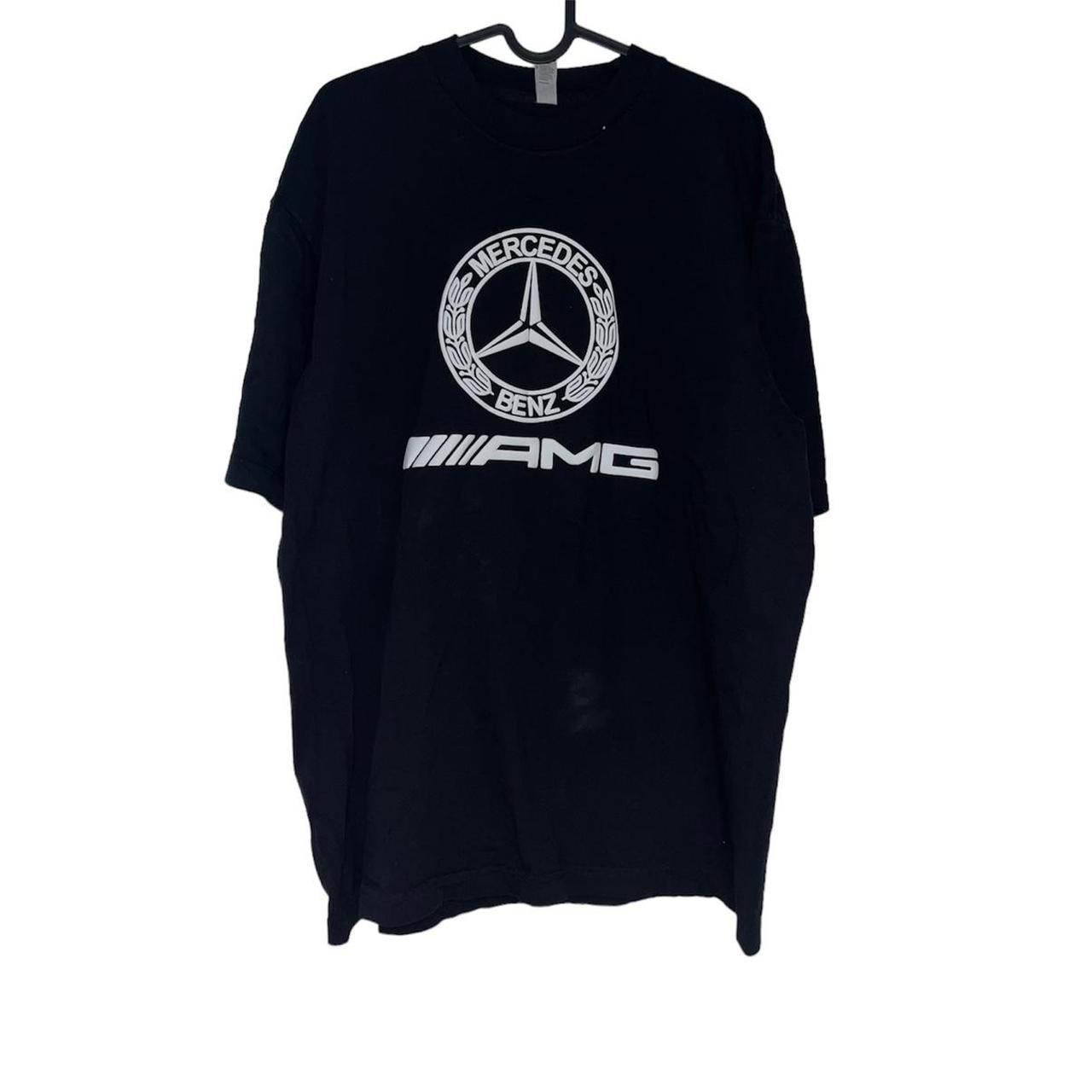Mercedes benz amg puffy print t shirt size large... - Depop