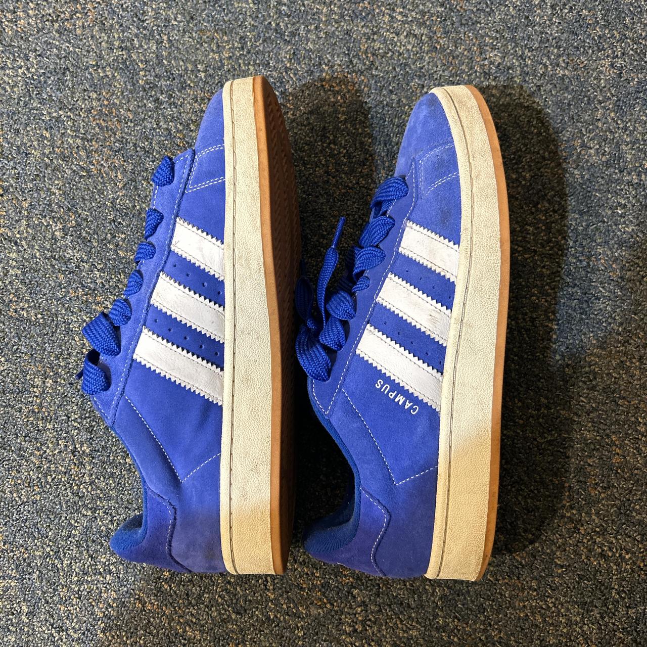 Blue campus adidas | Depop