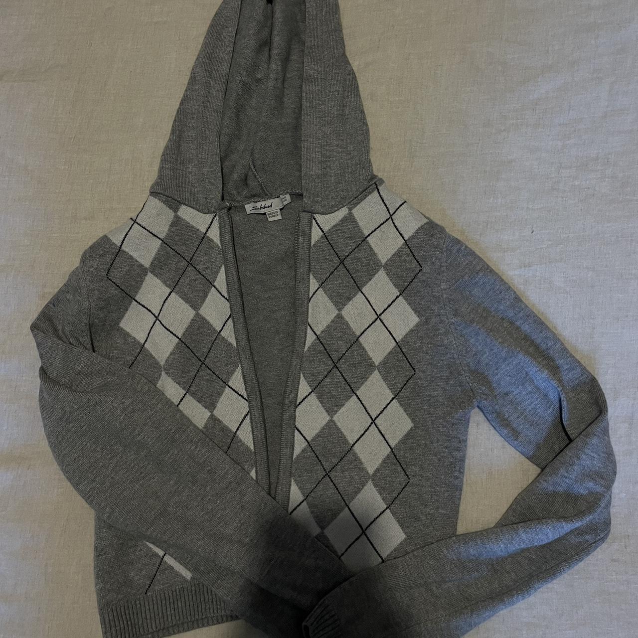 Subdued grey cardigan - Depop