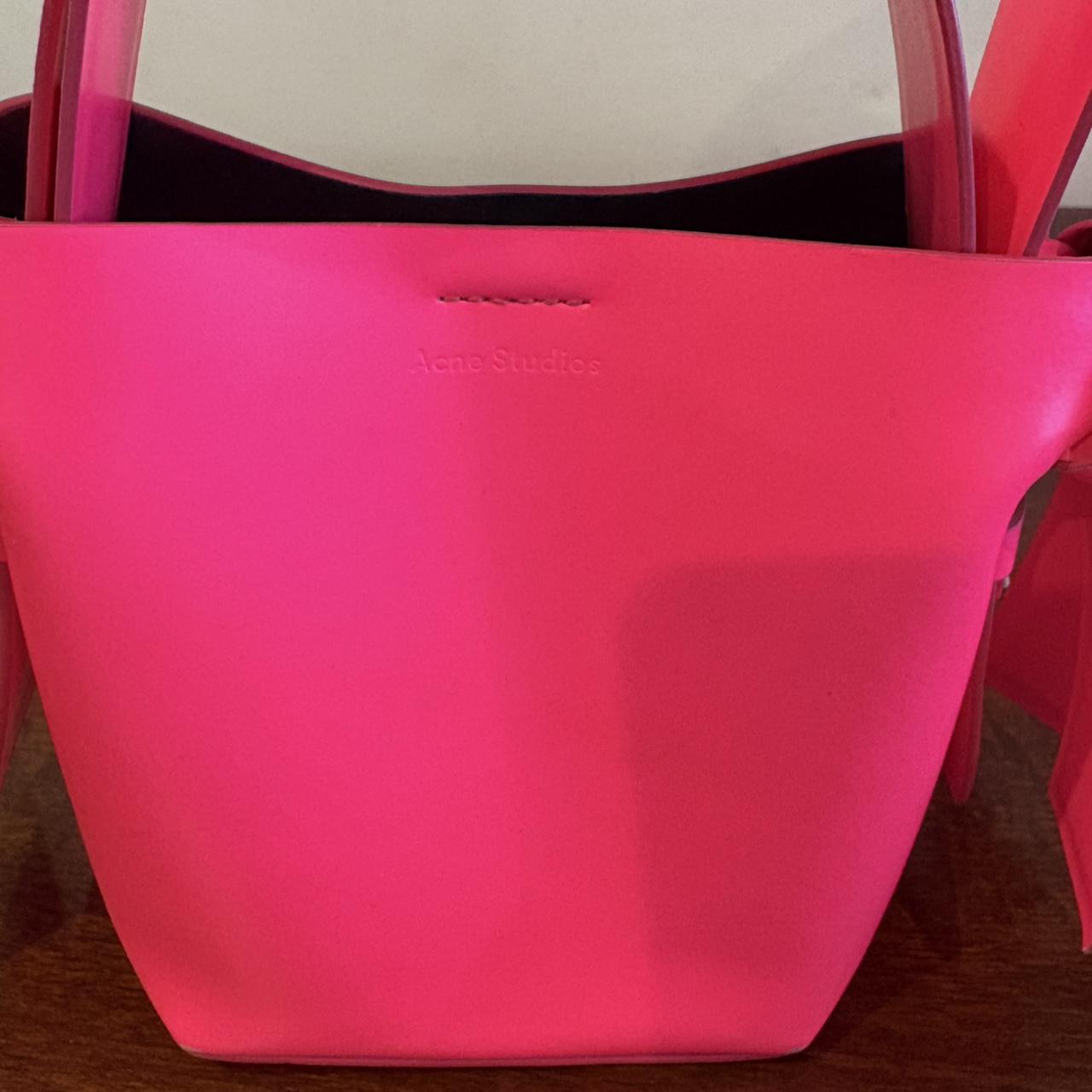 Acne Studios Musubi bag Rare neon pink... | Depop