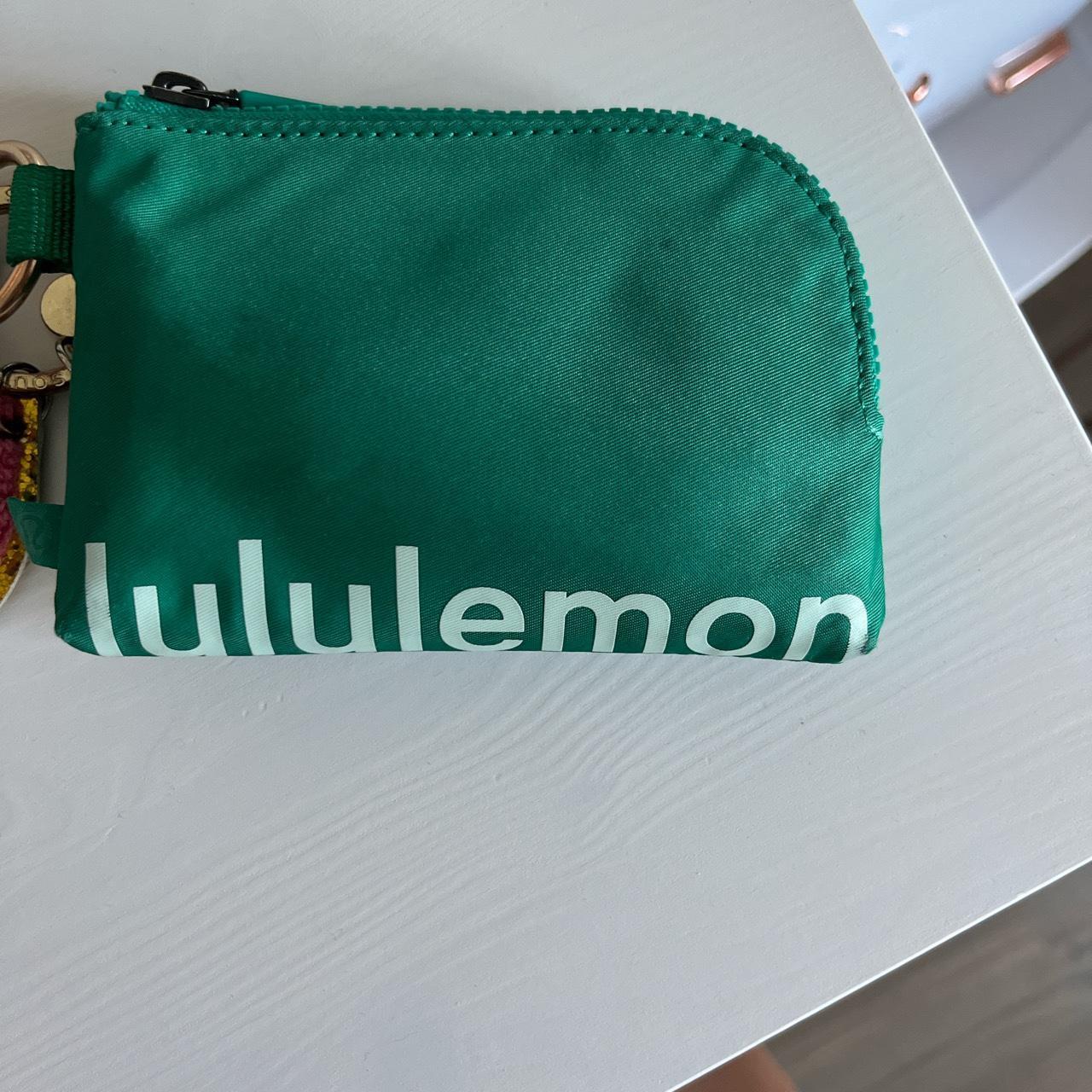 Green lulu pouch wallet - Depop