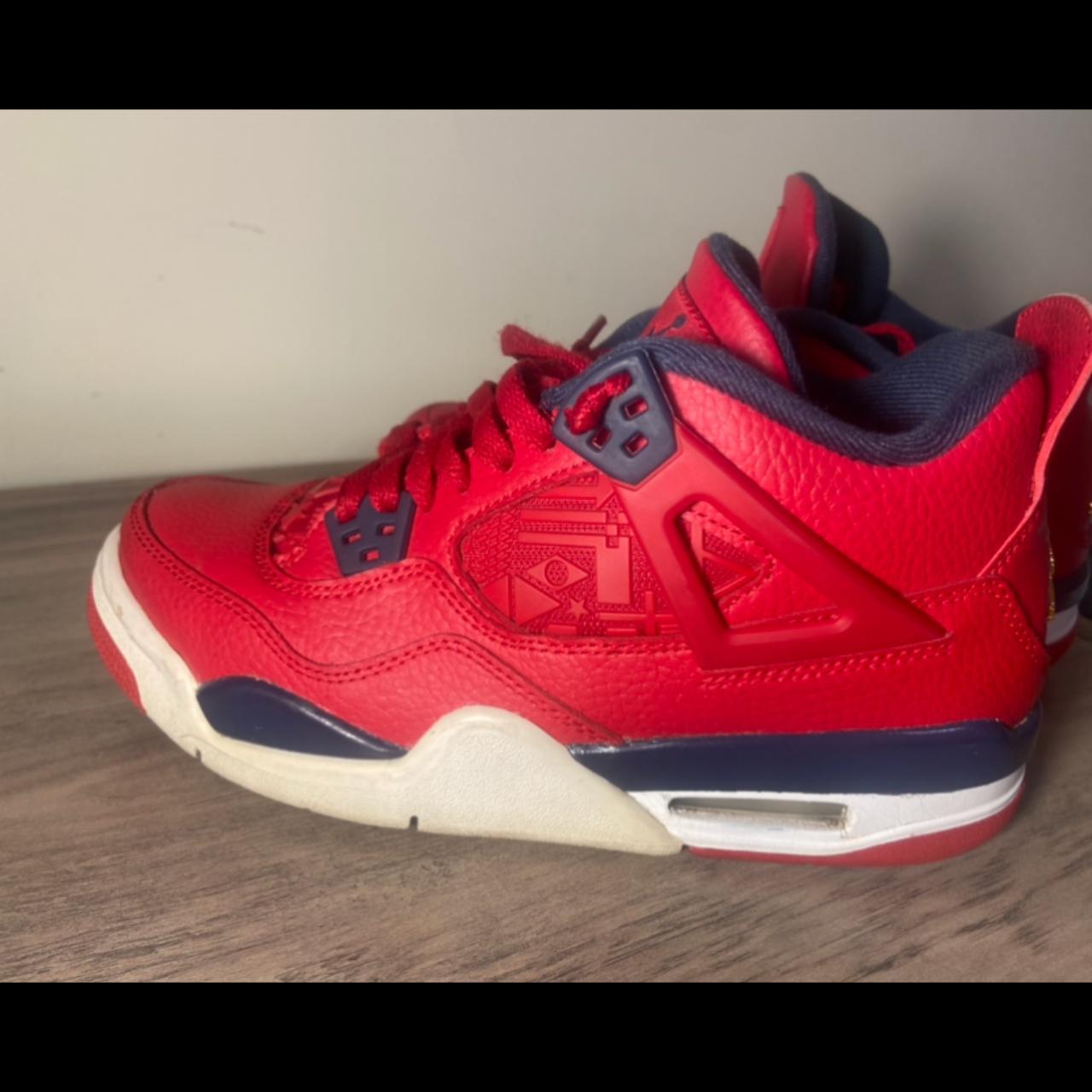 Jordan 4, Gym Red. Size 6 Men's/6 Gradeschool/7.5... - Depop