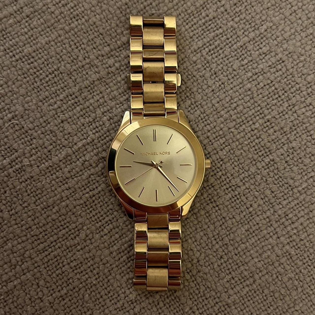 Michael kors gold watch MK-3179. All stainless steel... - Depop