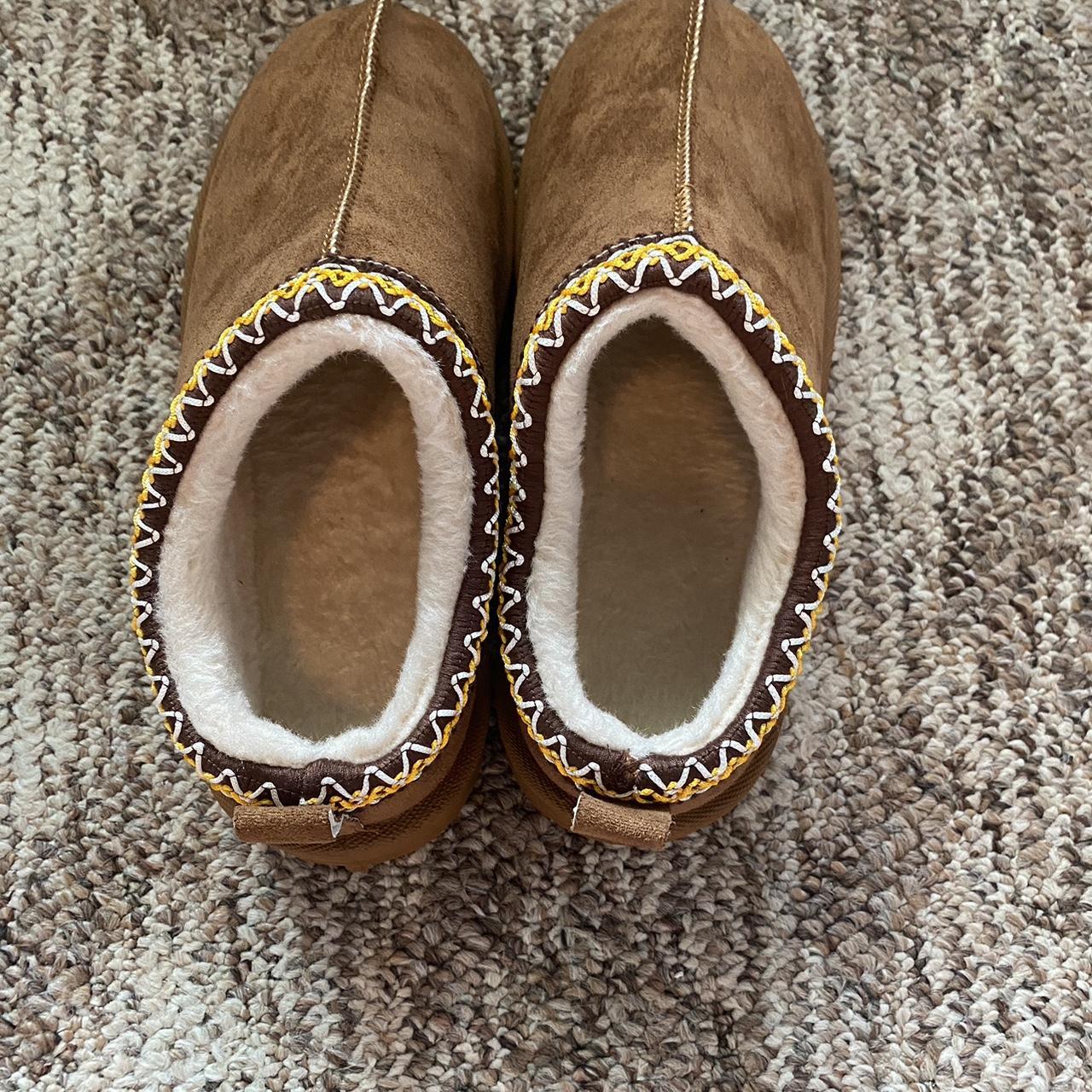 brown fake ugg - Depop