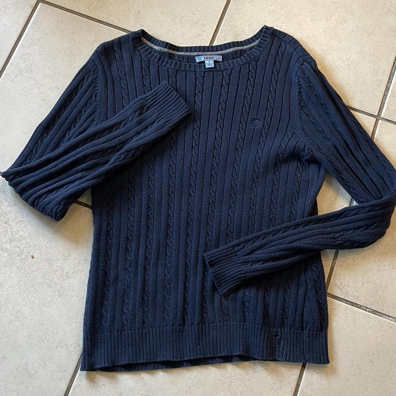 Blue izod sweater • super soft and comfy!! • reminds... - Depop