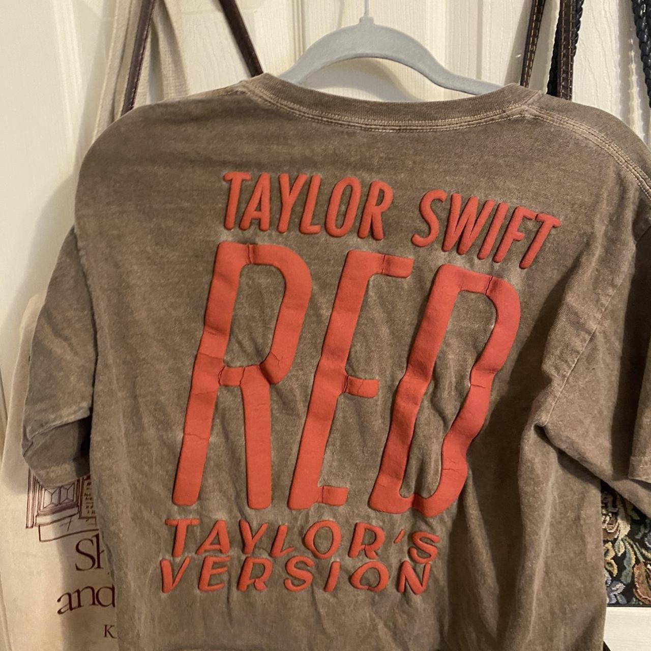 Rare Taylor swift red tshirt Urban outfitters... - Depop