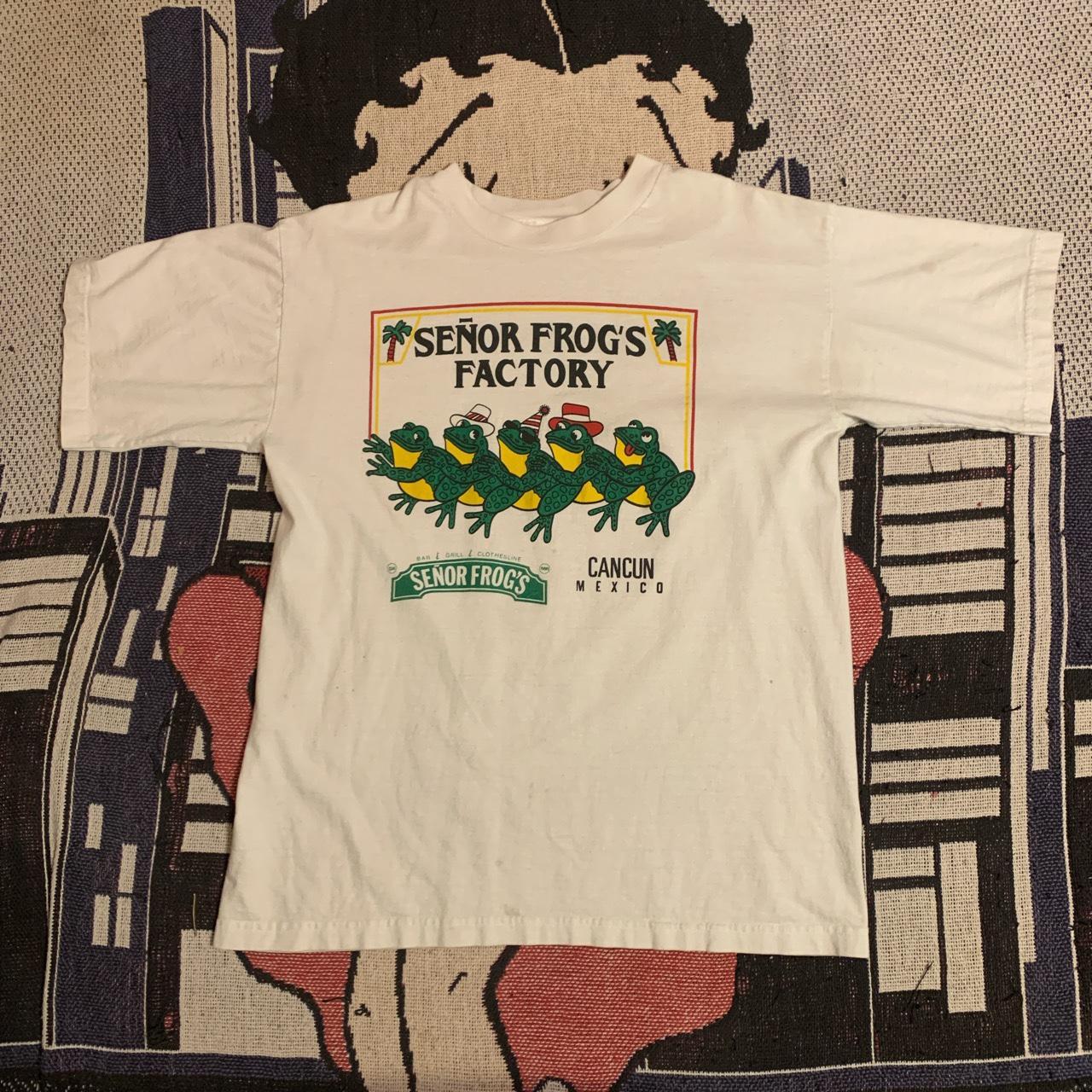 Señor frogs “frogging in mexico” tee, throw offers! - Depop