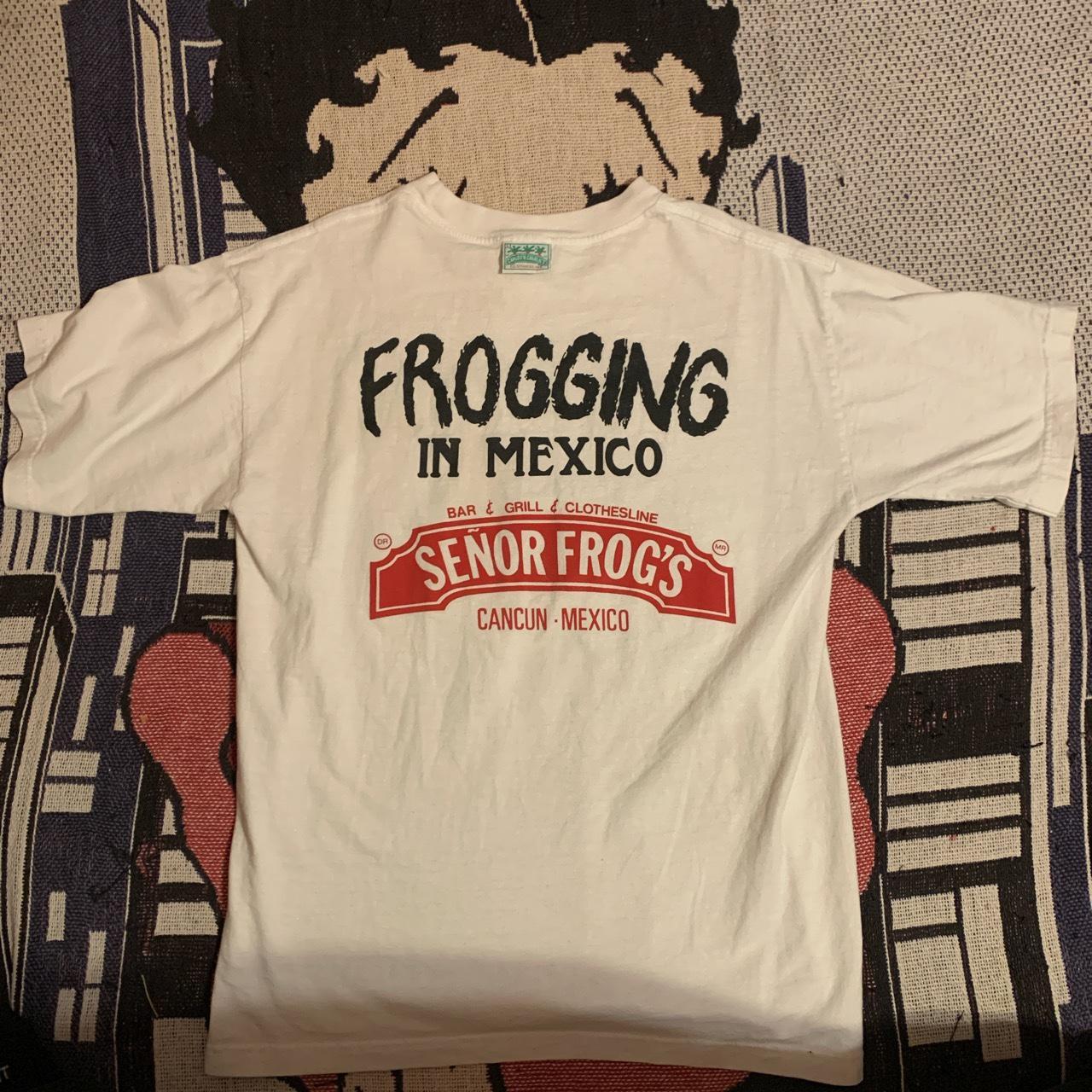 Señor frogs “frogging in mexico” tee, throw offers! - Depop