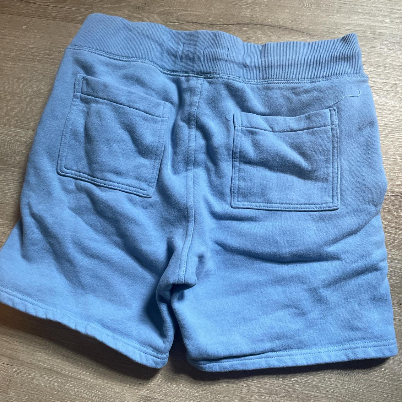Perfect quality size small light blue empyre shorts... - Depop