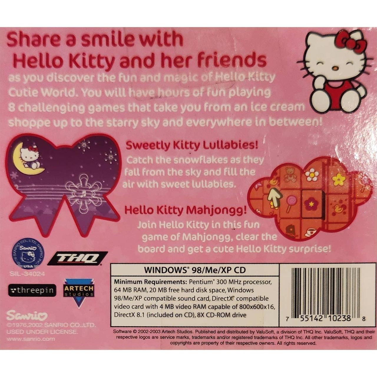 HELLO KITTY Cutie World PC-CD ROM Game Take a trip... - Depop