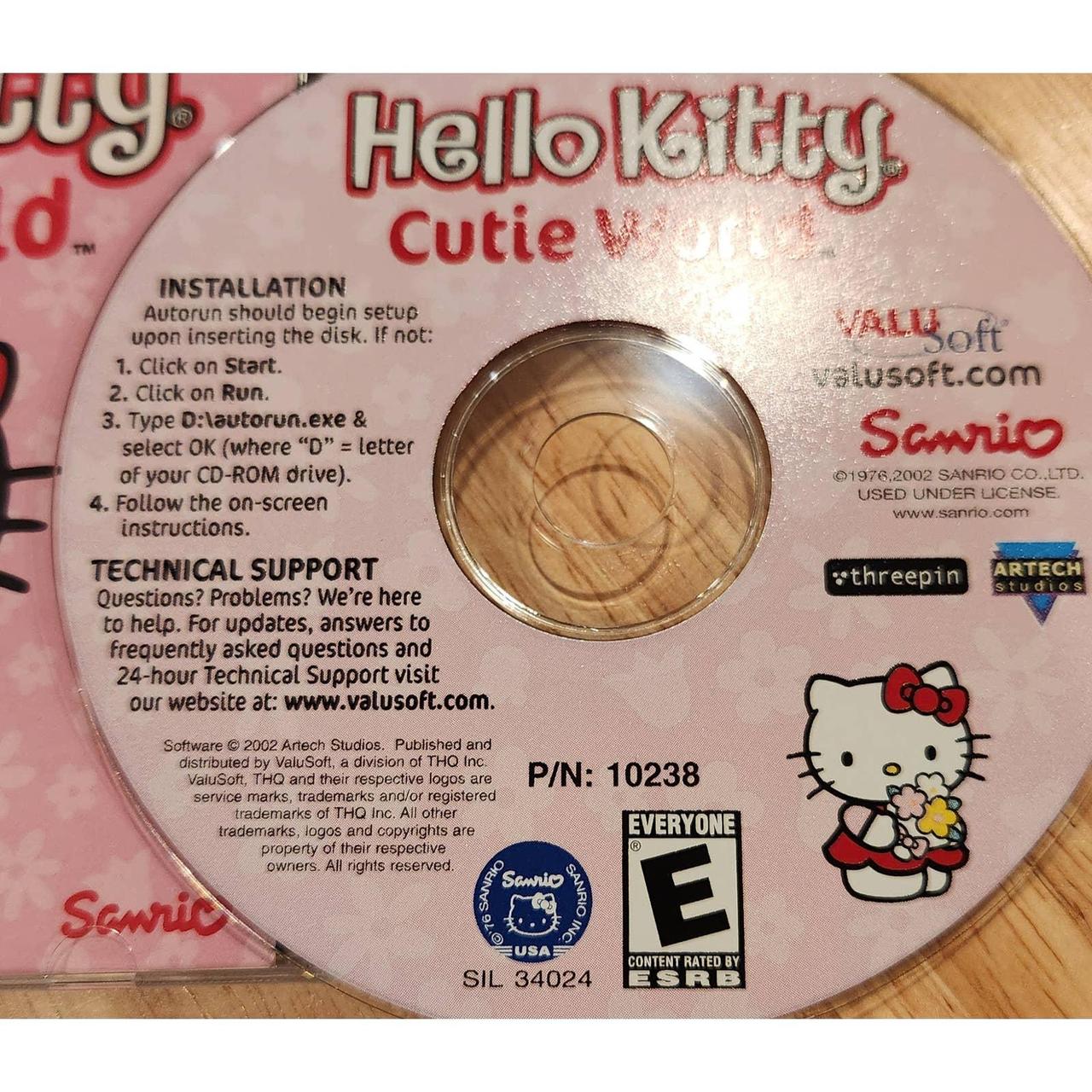 HELLO KITTY Cutie World PC-CD ROM Game Take a trip... - Depop