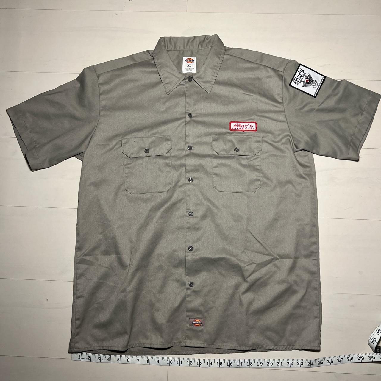 Dickies mechanic button up shirt Mens XL - Depop