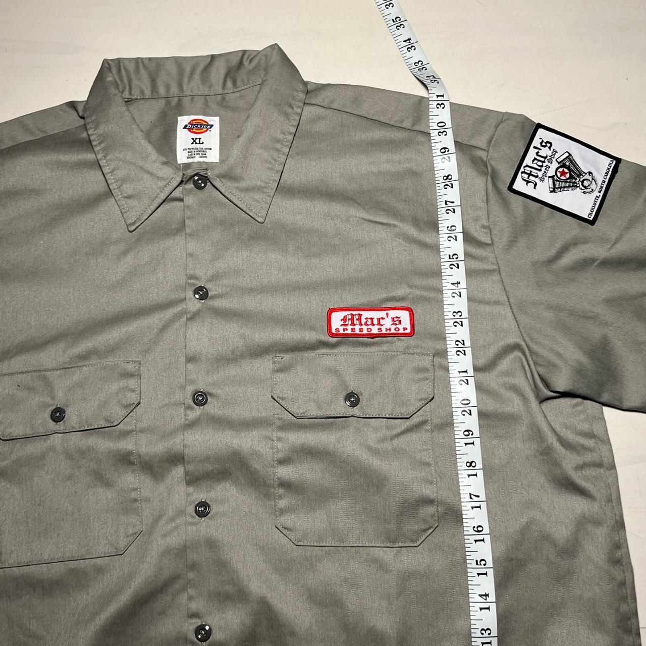 Dickies mechanic button up shirt Mens XL - Depop