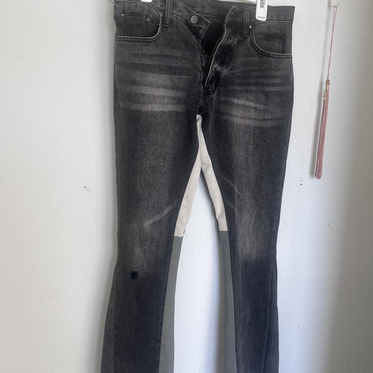 MNML Flared Denim size 29 used couple times - Depop