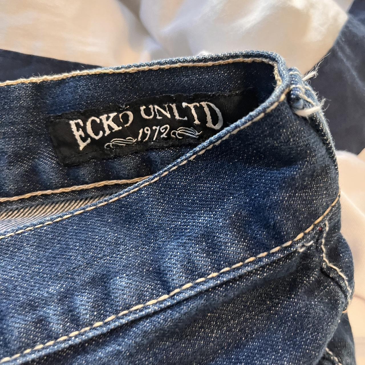 !RARE! CRAZY PAIR OF ECKO JEANS Relaxed super baggy... - Depop