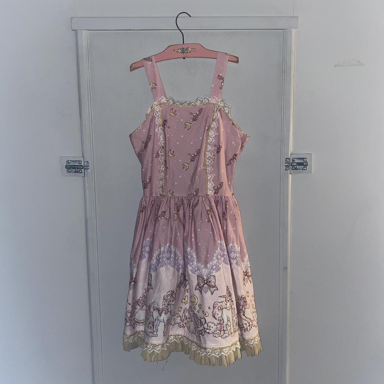 Bodyline backwards pony print dress ! id gone and... - Depop