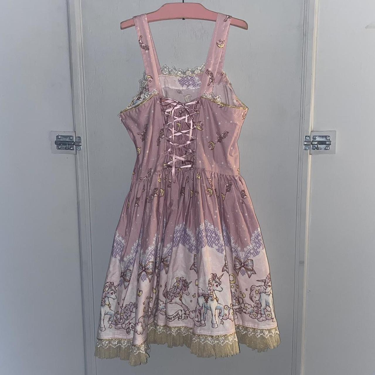 Bodyline backwards pony print dress ! id gone and... - Depop