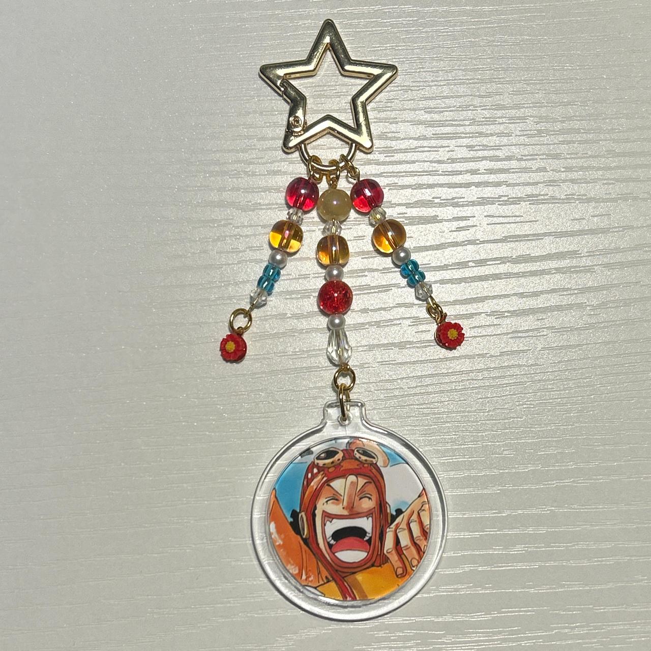 Handmade Usopp one piece keychain #onepiece #usopp... | Depop
