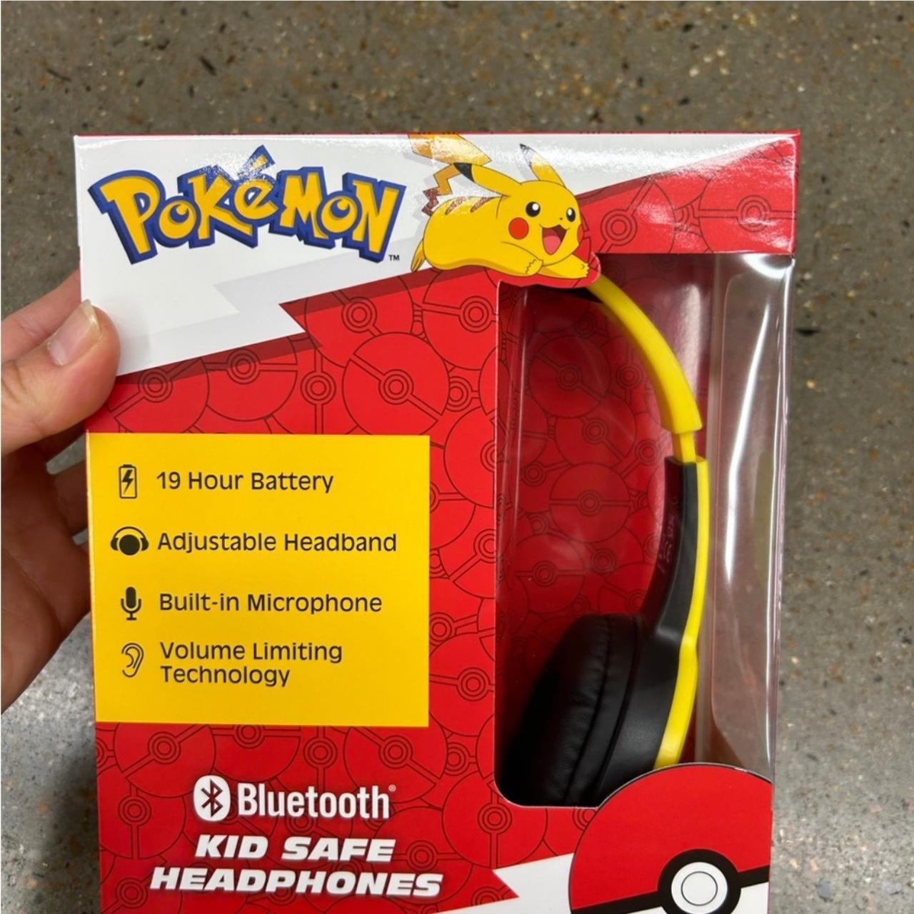 NWT Pokemon Pikachu head phones - Depop
