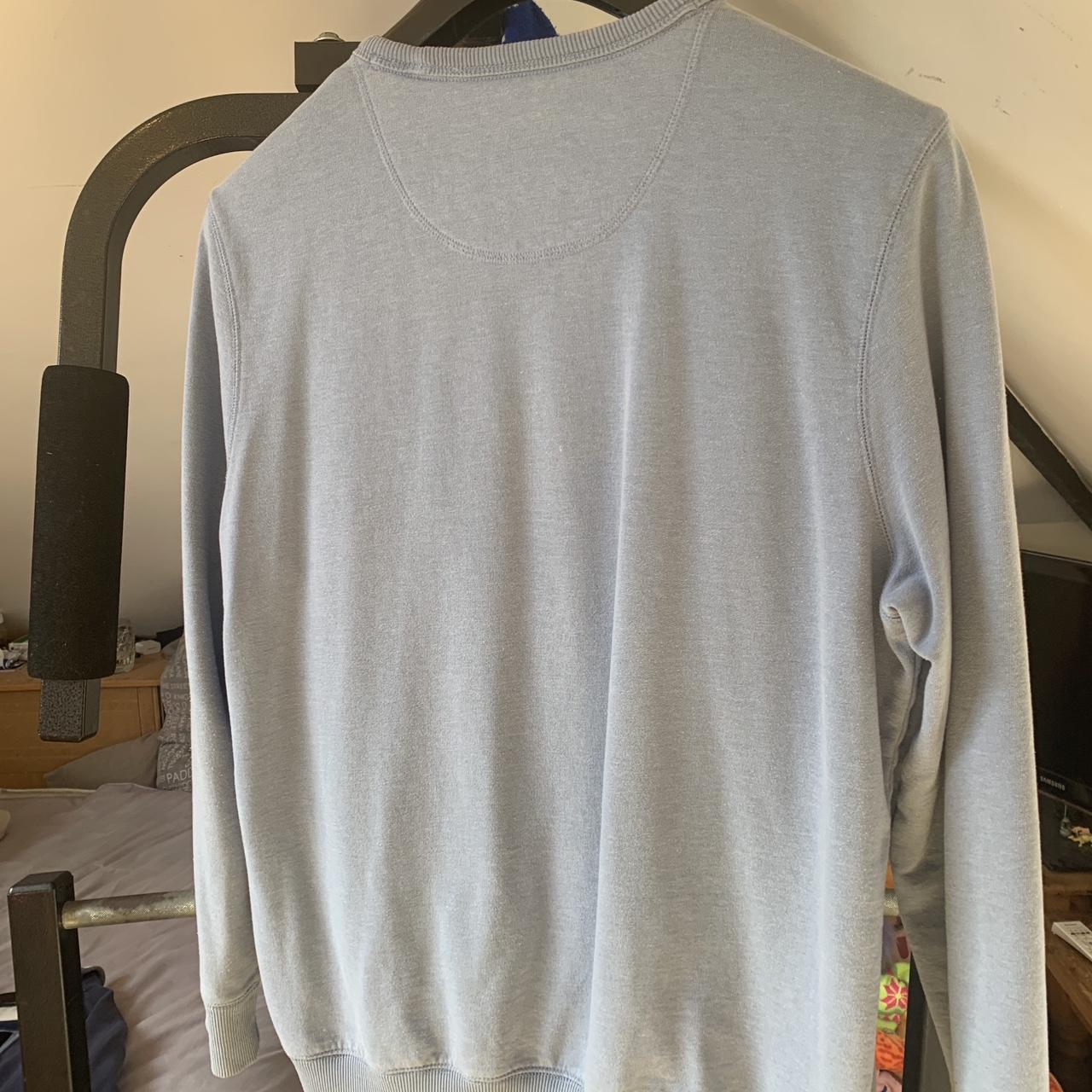 Modern Essentials Baby Blue Jumper | XL | Modern... - Depop