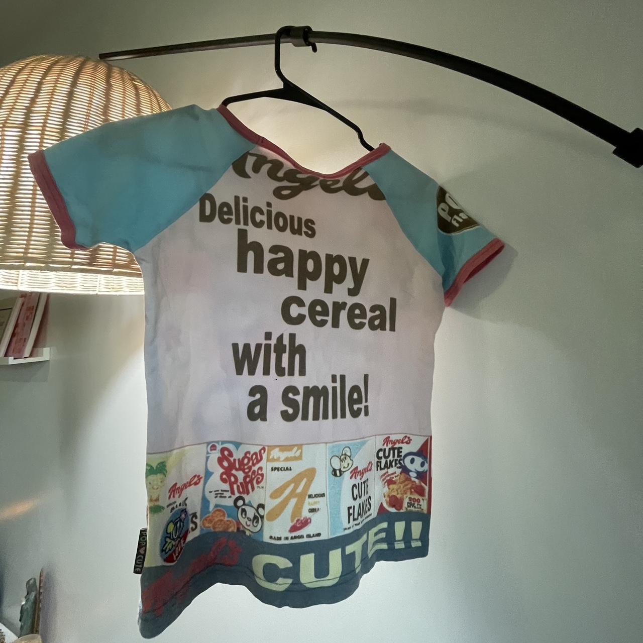 RARE Angel Blue baby tee size small can’t find this... - Depop