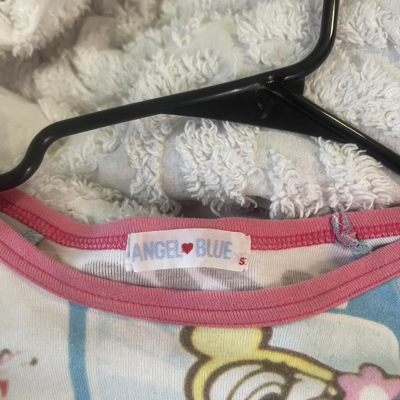 RARE Angel Blue baby tee size small can’t find this... - Depop
