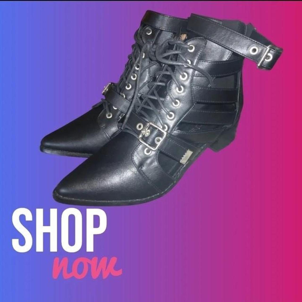 Elevate your style with these NWOT chic ankle boots... - Depop