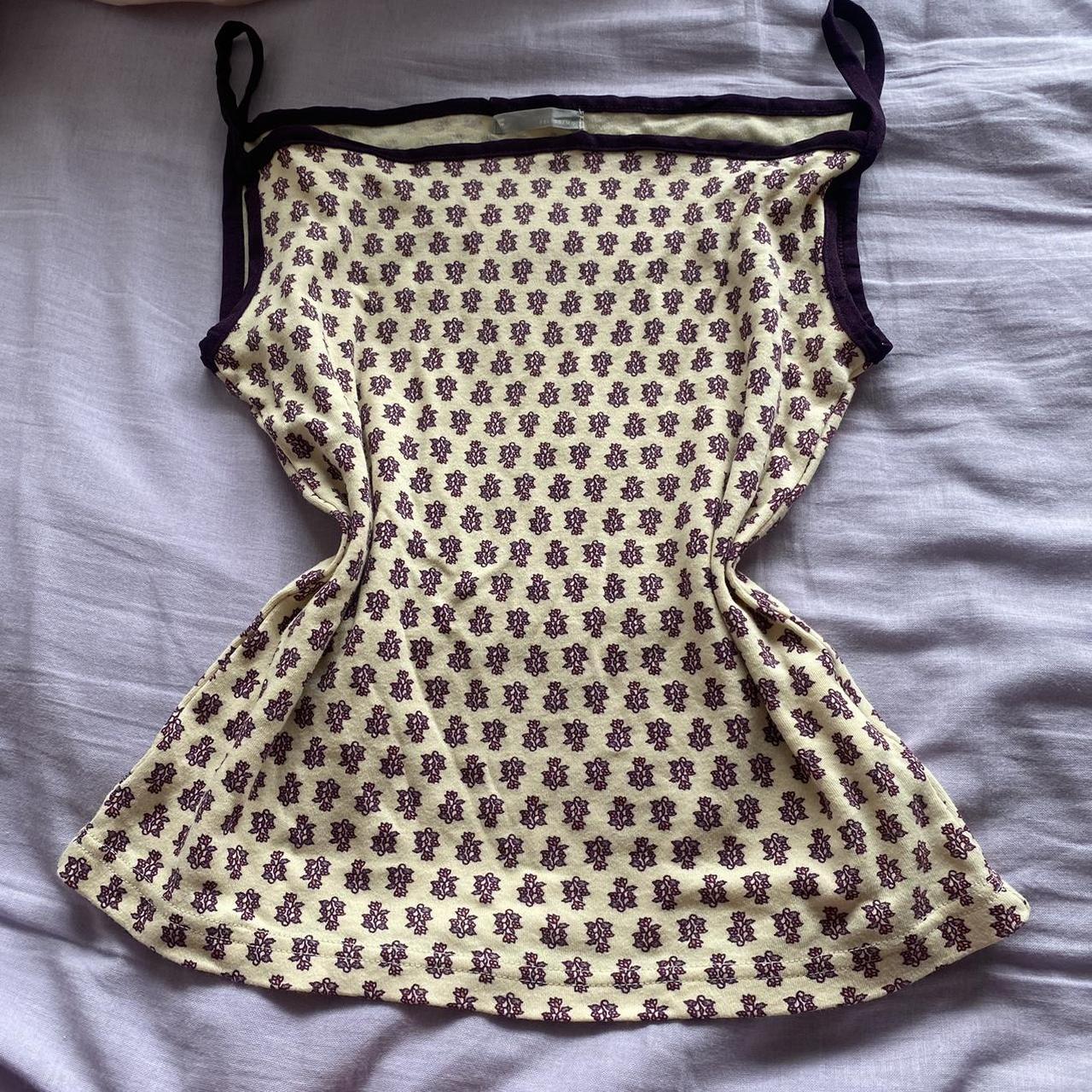 Gorgeous vintage style tank top. Unique... - Depop