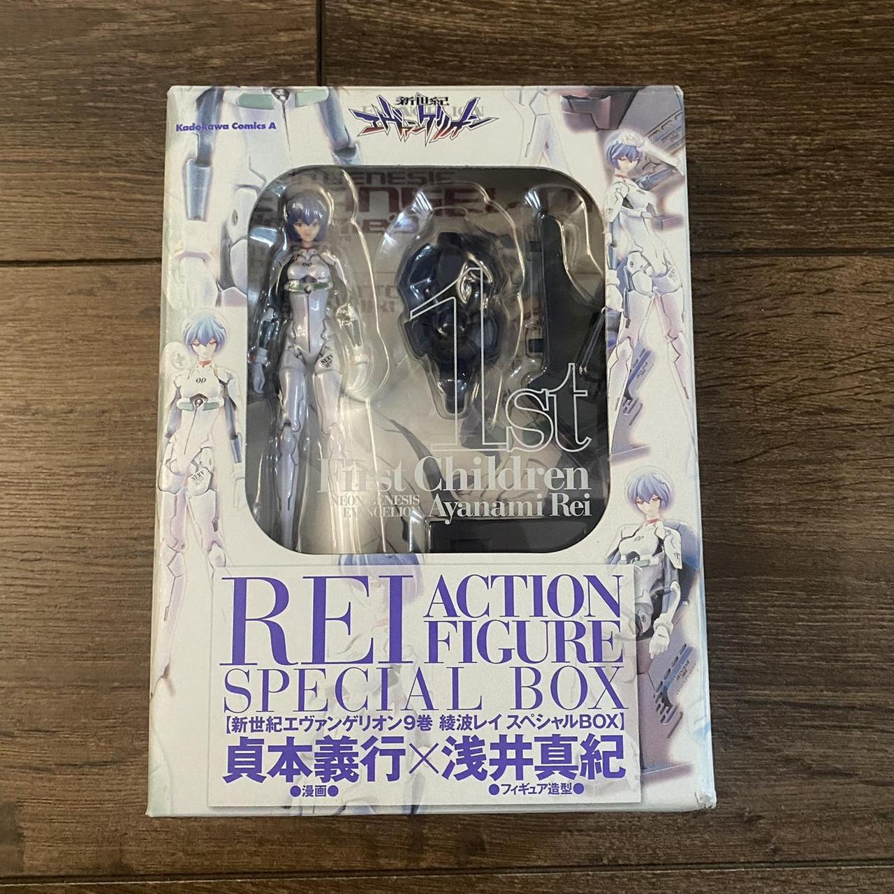 Rei Ayanami action figure + special manga included!! - Depop