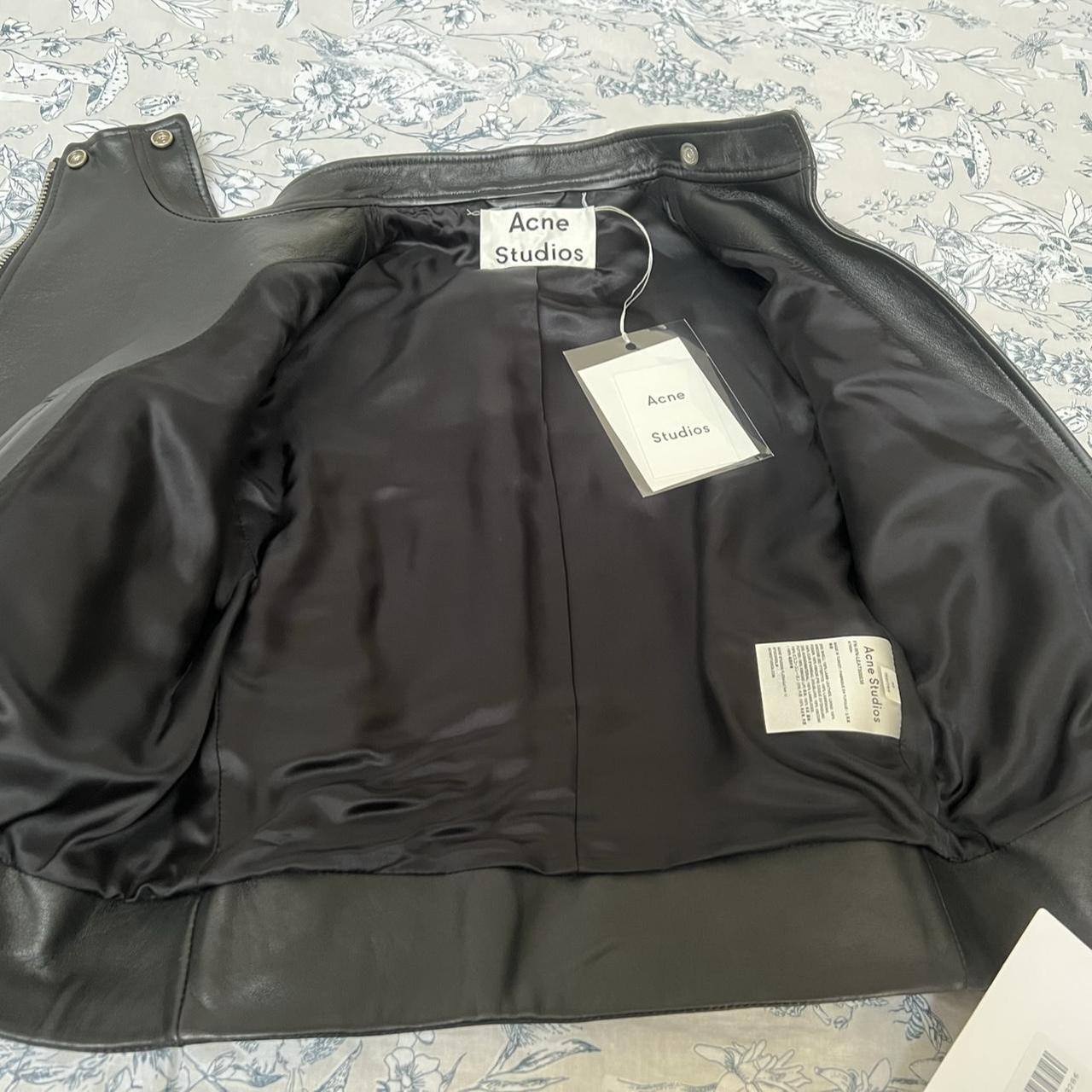 brand new Acne Studios Lewis motorcycle jacket size... - Depop
