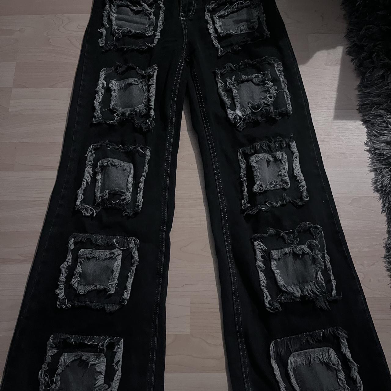 Super cool ragged priest patch work denim, have only... - Depop