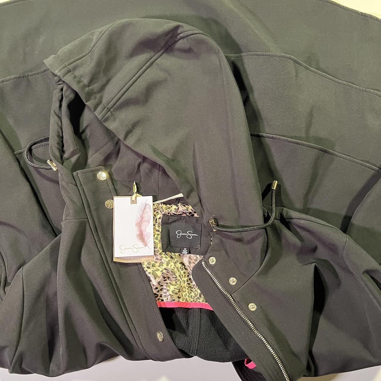Jessica Simpson Women's Black Jacket | Depop