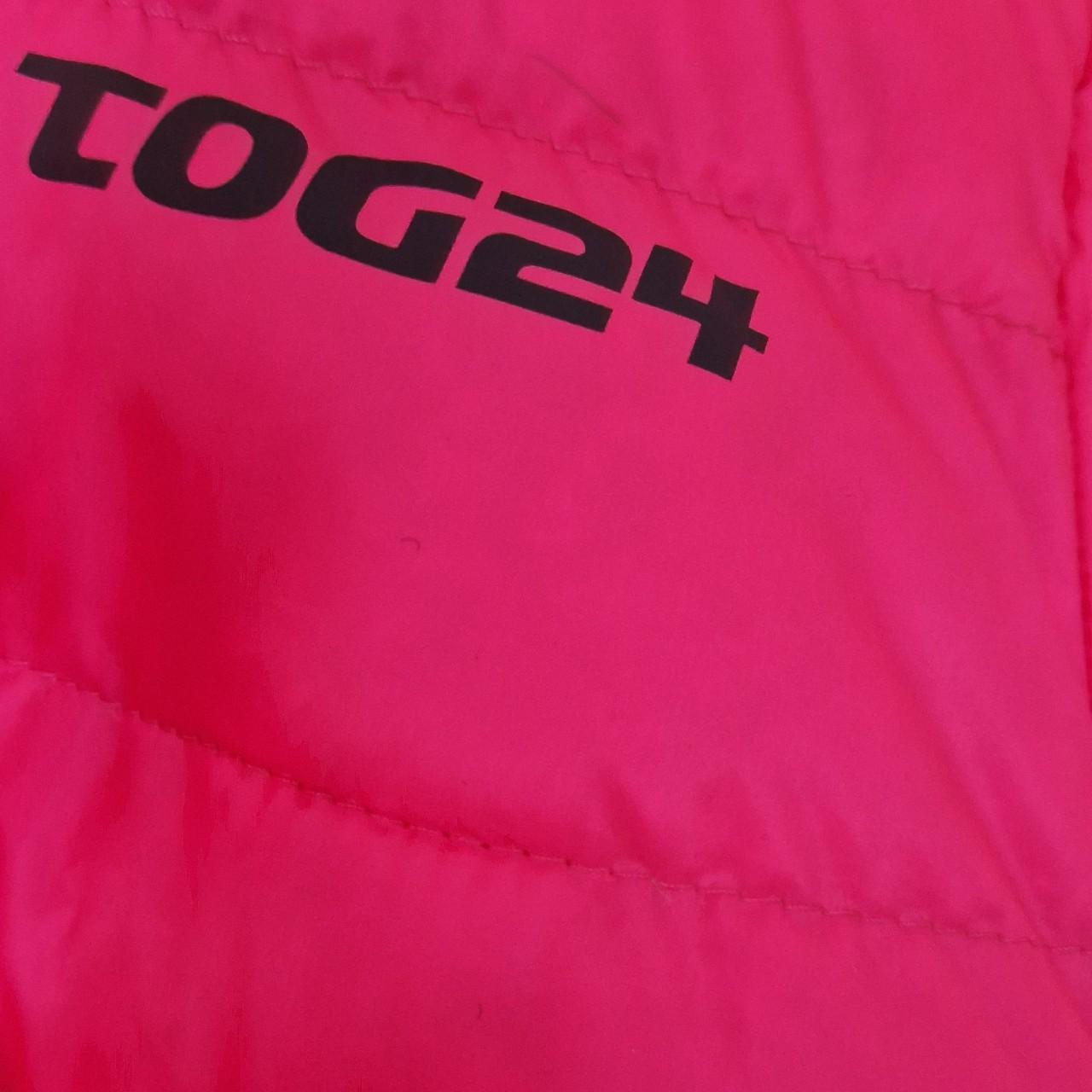 Bright pink tog 24 jacket. New with tags. Size 14.... - Depop