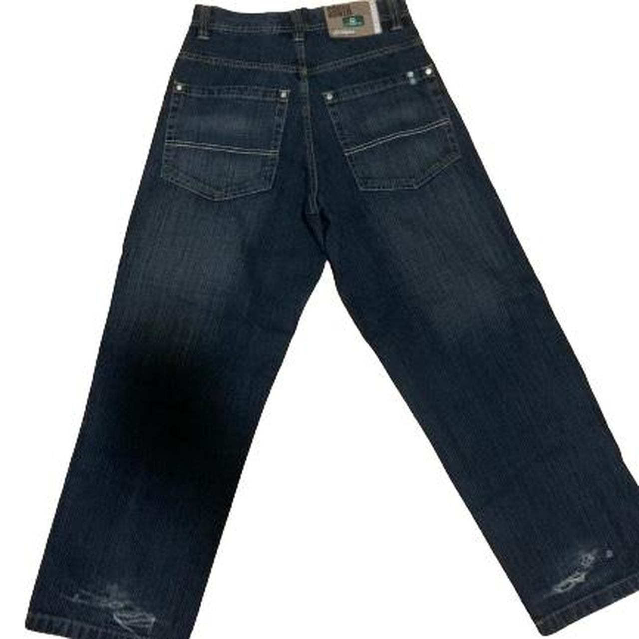 rare green tab Southpole jeans 29x29 with 9 inch leg... - Depop