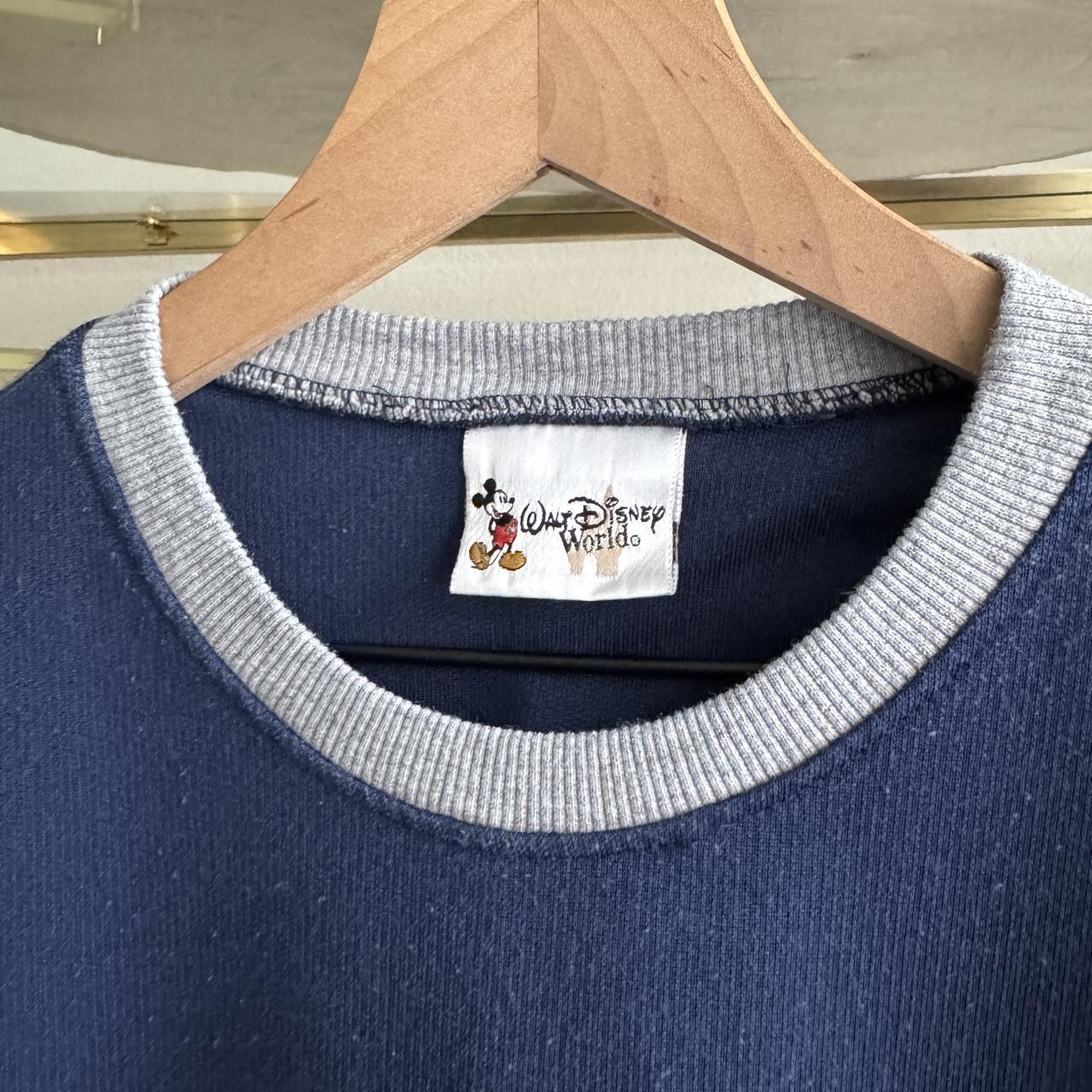 Vintage 90s Walt Disney World Mickey Mouse Navy Blue... | Depop