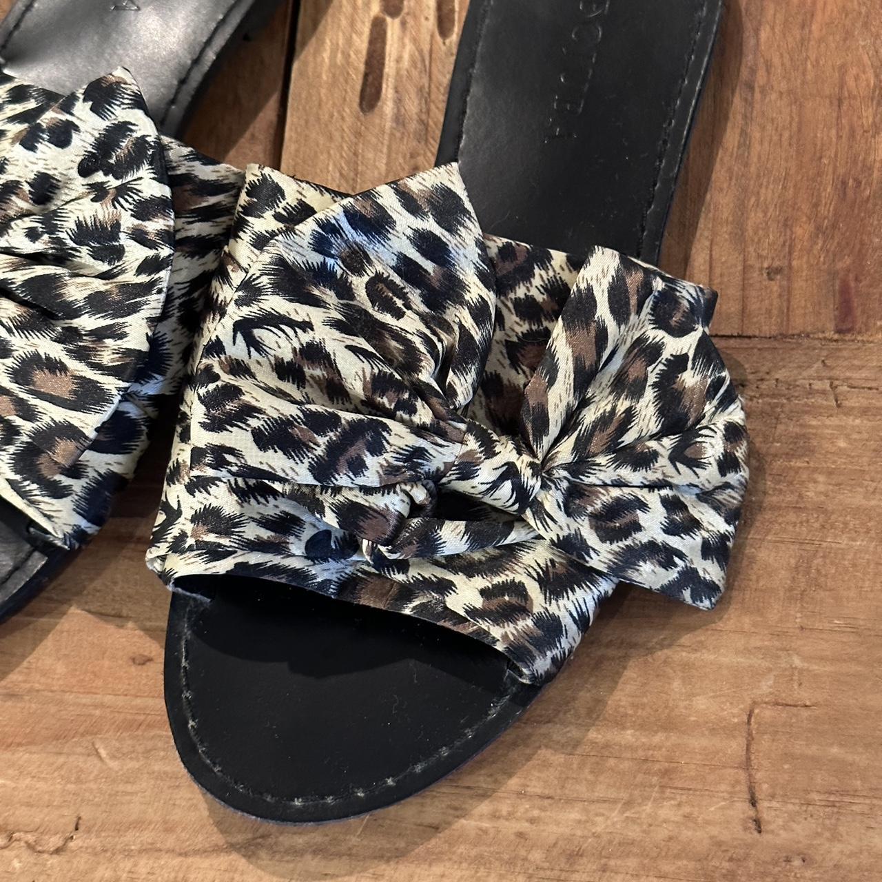 Decjuba animal print slides. Only worn a couple of... - Depop