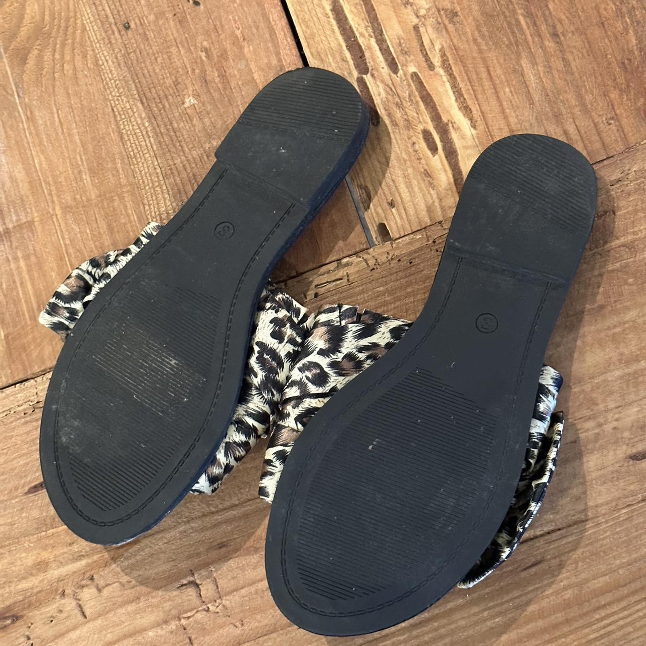 Decjuba animal print slides. Only worn a couple of... - Depop