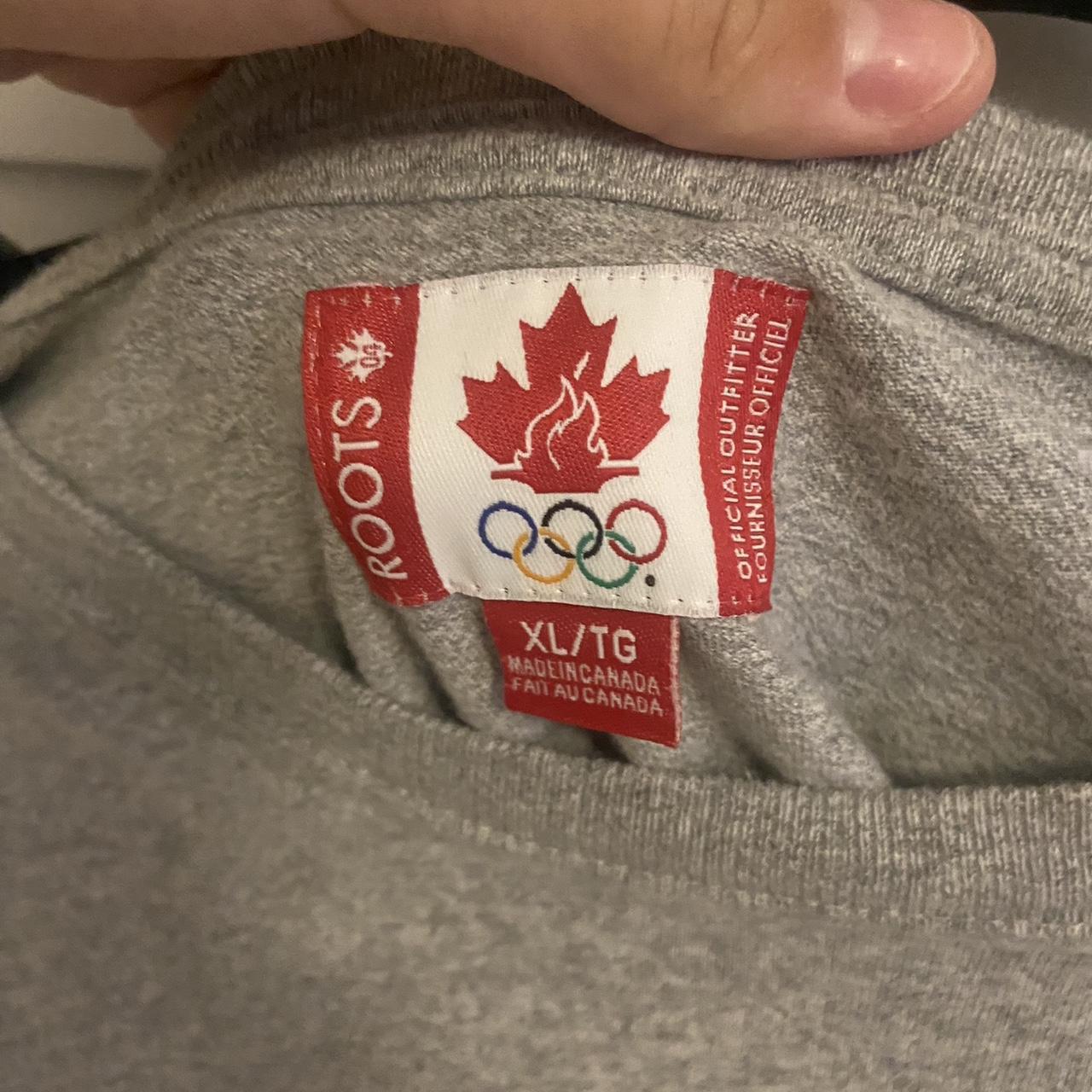 Vintage Canada Olympics roots tee shirt Rare!! - Depop