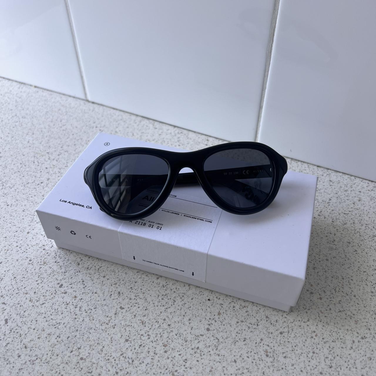 Akila Alias sunglasses in black. Aviator style,... - Depop