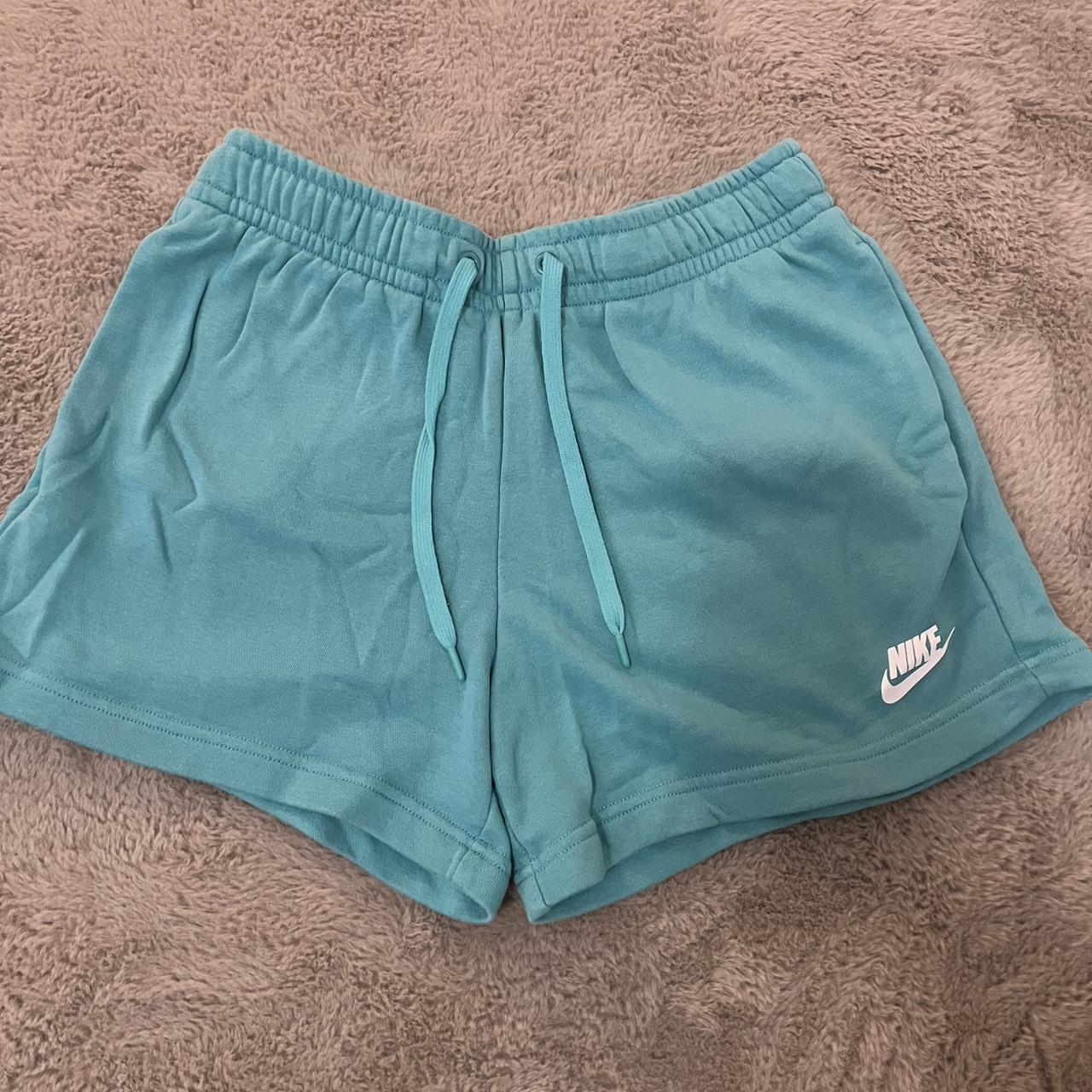 Nike sweat shorts Color is most similar to last picture - Depop