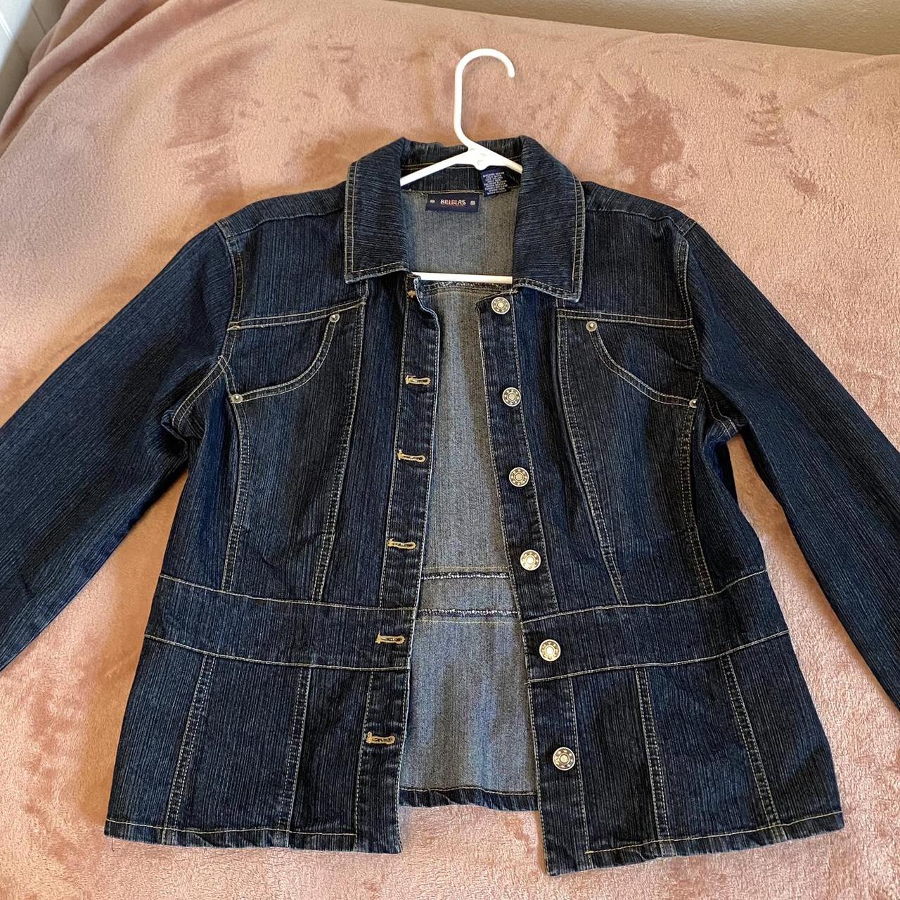 Denim jean jacket Size small - Depop