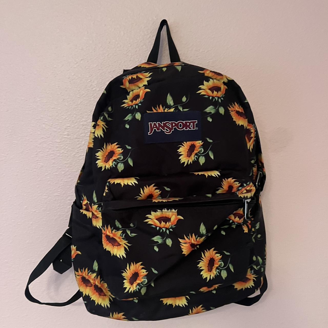 Sunflower normal sized Jansport backpack 🌻 - Depop