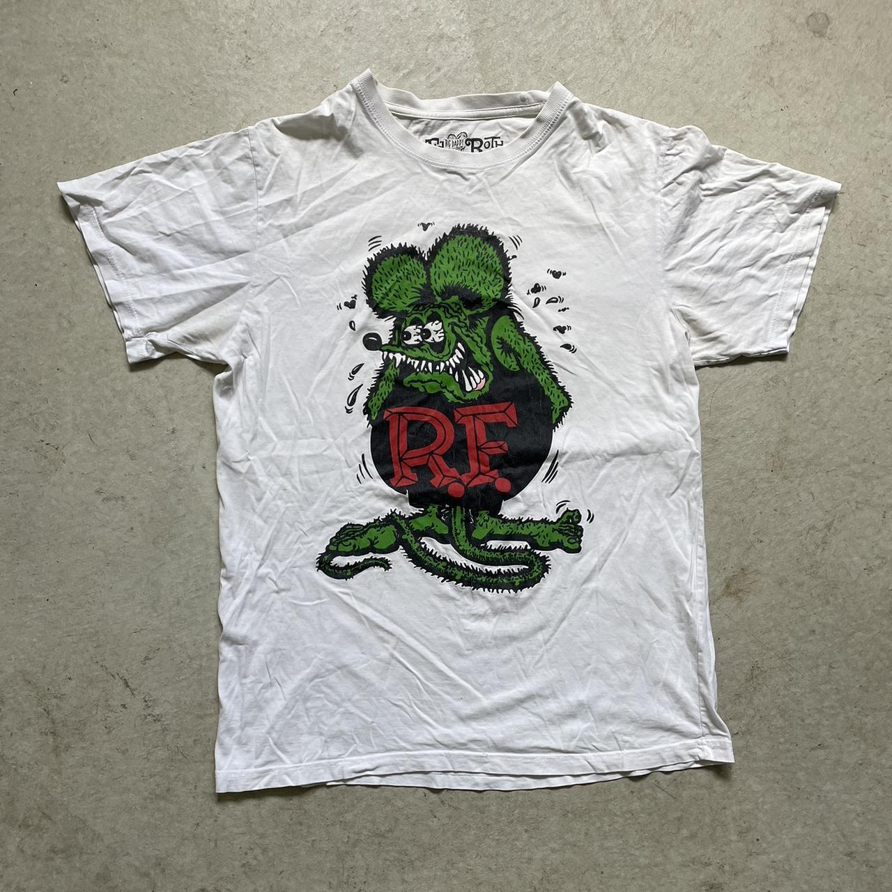 Ed Roth rat fink tee tshirt biker chopper t Big... - Depop