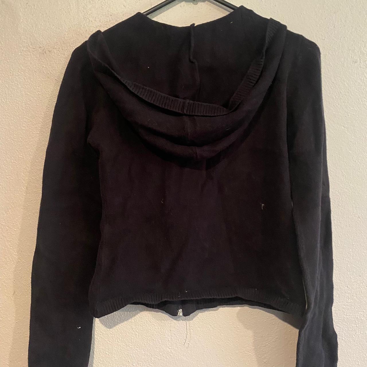 vintage glassons cropped zipup size 10 but fits... - Depop