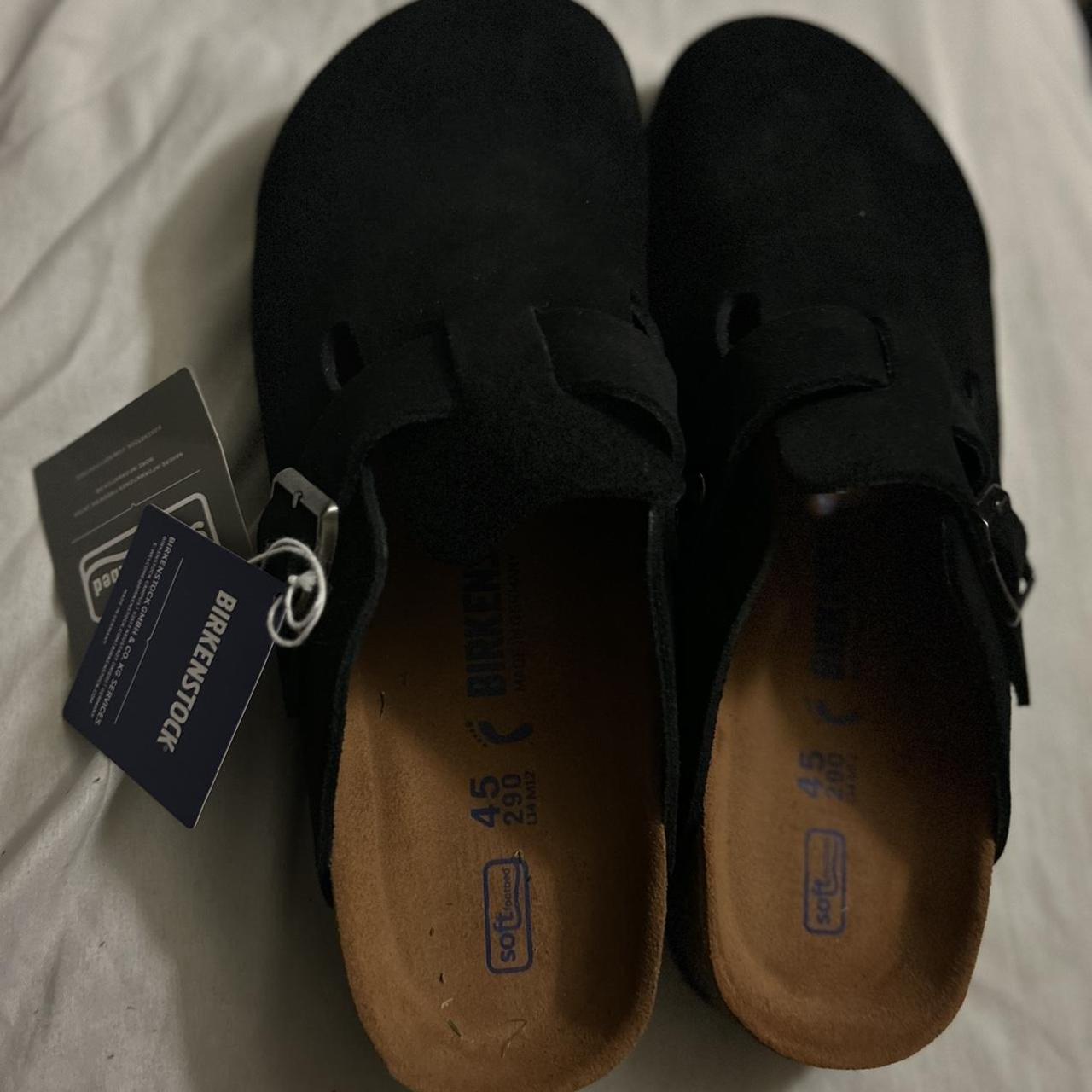 Black Boston Birkenstock Clogs Brand new With tags - Depop